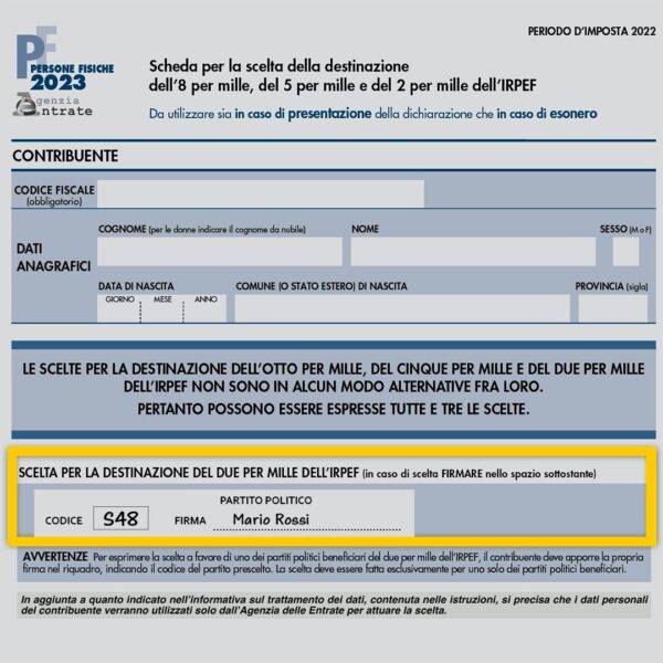 Modello Redditi (ex Modello Unico) - Azione